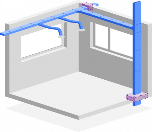 Lüftungsplanung - Mit der TGA-Planungssoftware mh-BIM