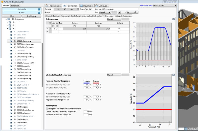 Kühllastberechnung nach VDI 2078- mh-software